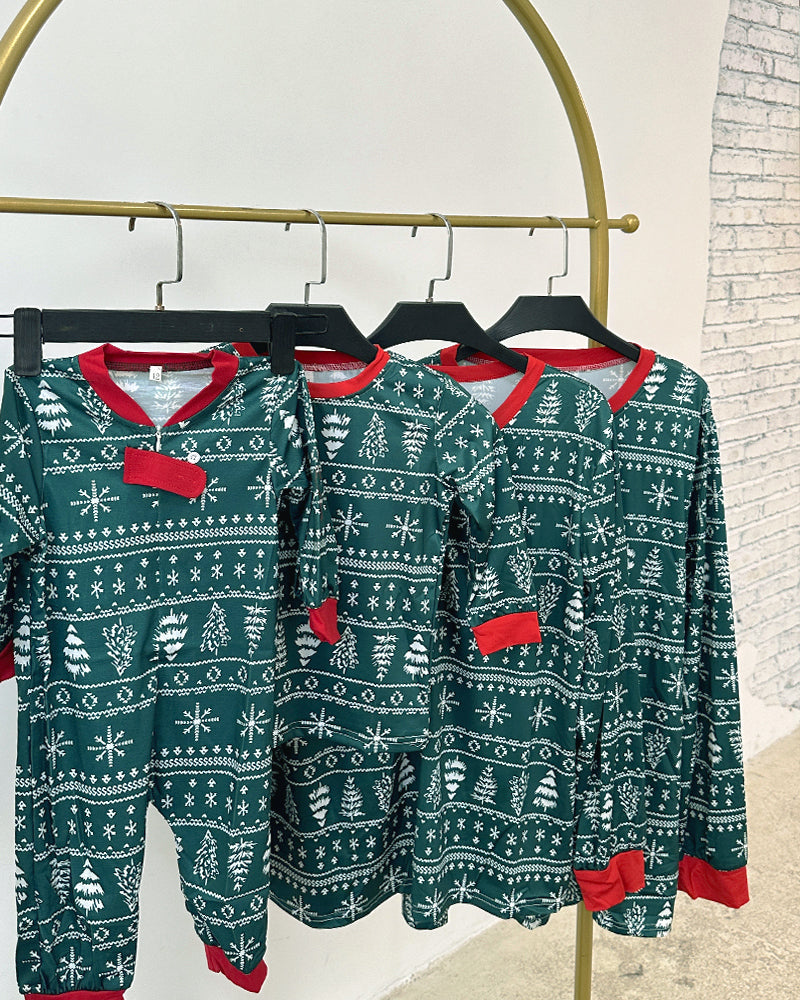 Christmas Crew-Family Matching Christmas Pajamas