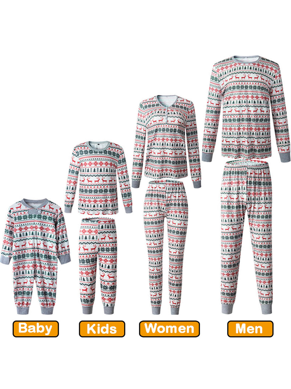 Snug Snowflakes-Family Matching Christmas Pajamas